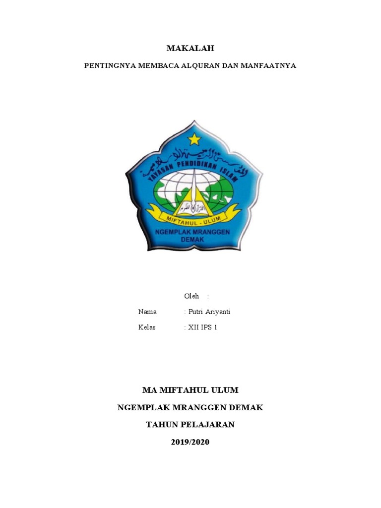 Makalah Logo Sma N 1 | PDF | Kesehatan Holistik | Sains & Matematika