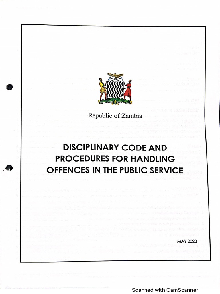 New Disciplinary Code and Procedures For | PDF