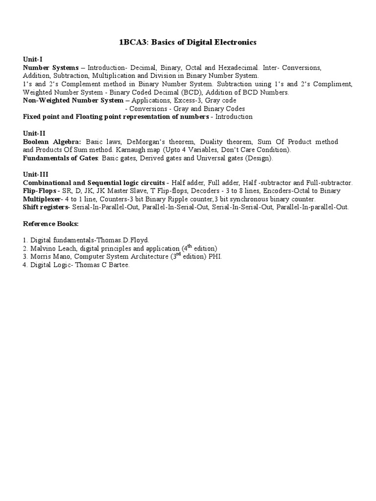 Digital Electronics Basics Guide | PDF | Teaching Methods & Materials | Technology & Engineering