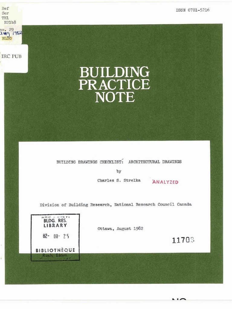 Architectural Design Checklist PDF | PDF