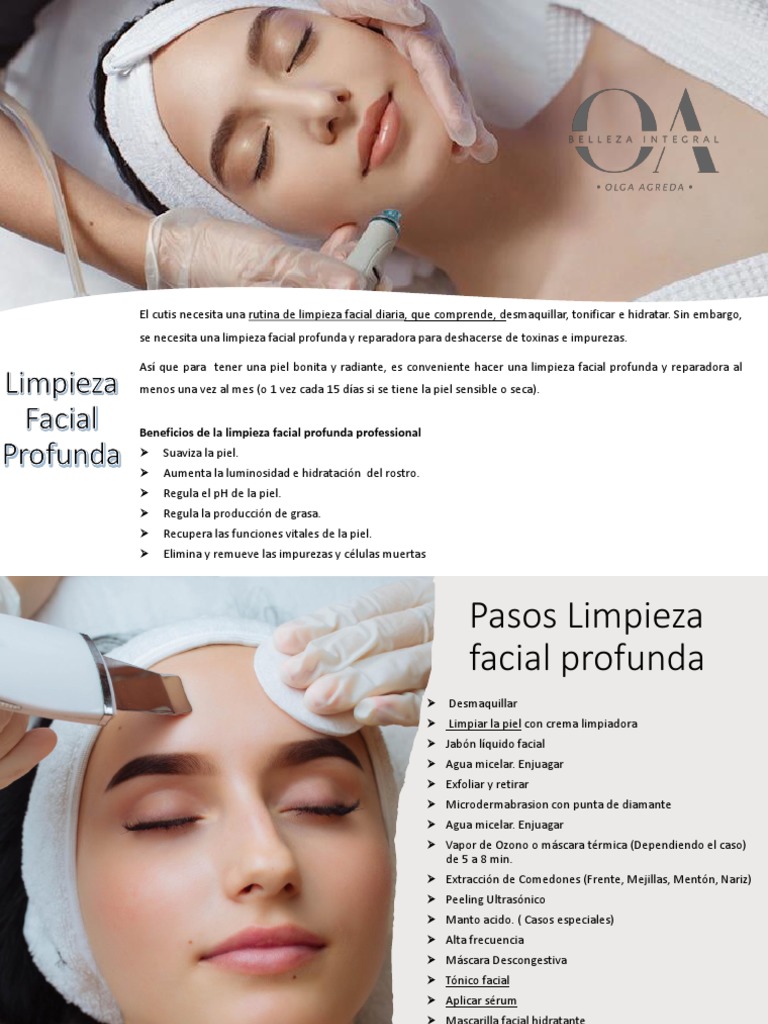 Limpieza Facial Profunda | PDF | Productos cosméticos | Piel