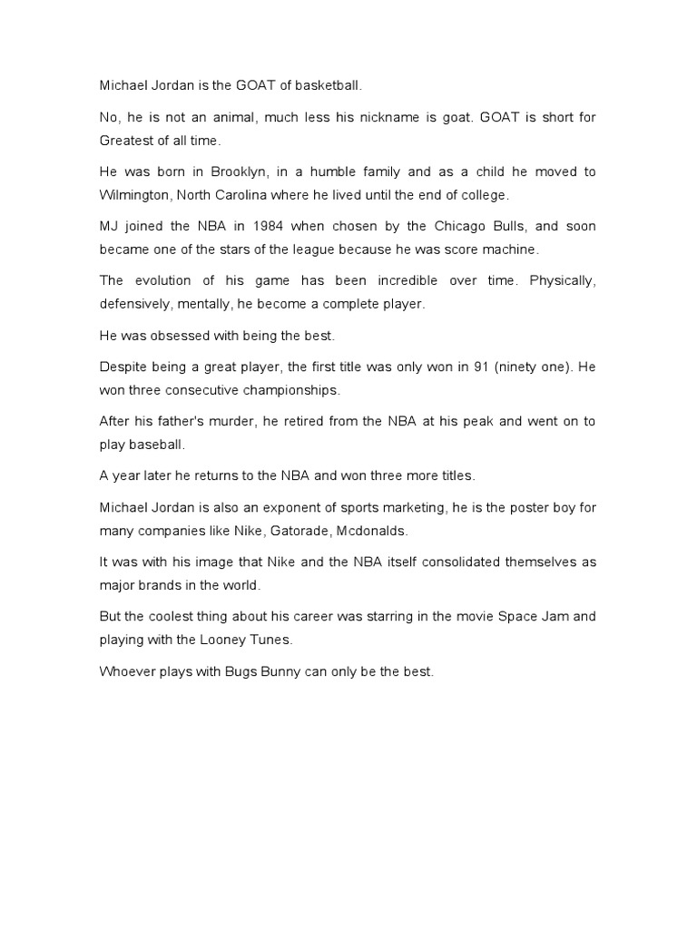 Michael Jordan | PDF