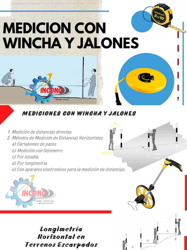 Wincha y Jalones | PDF | Topografía | Polígono