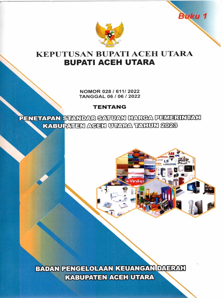 Harga Upah Dan Bahan (Perbup) | PDF