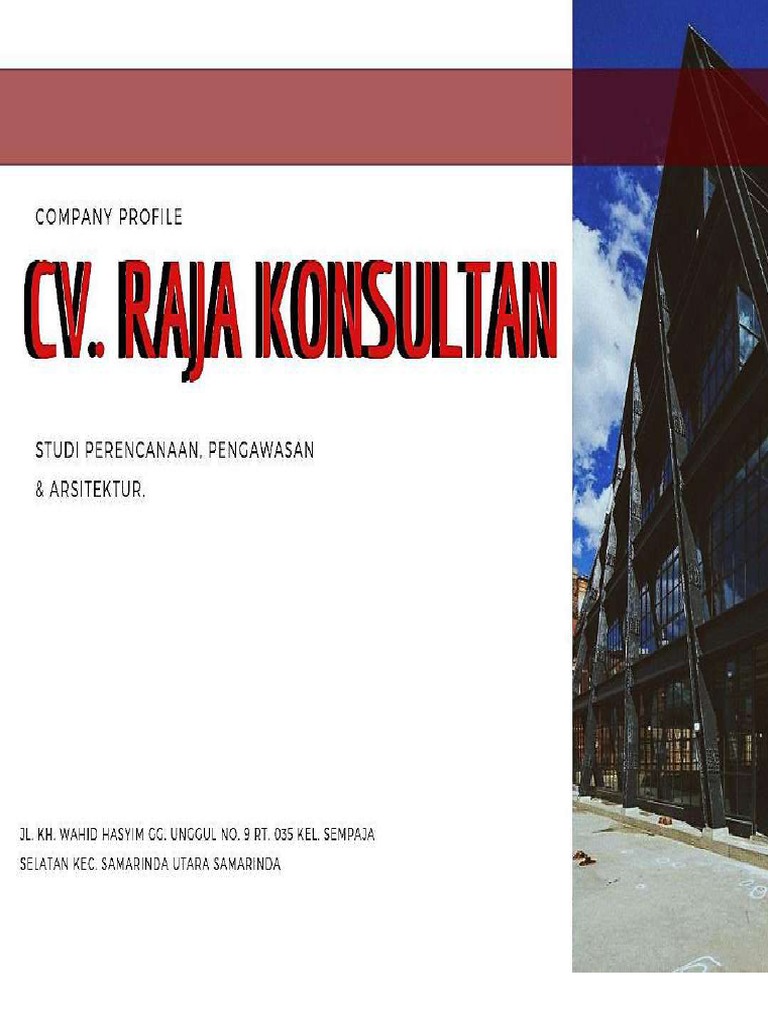 Company CV - Raja Konsultan 2022 Fix Terbaru | PDF