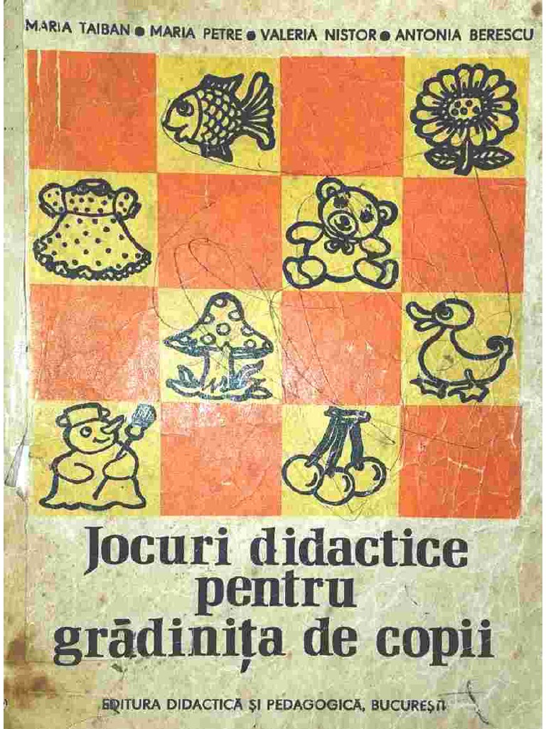 Jocuri didactice pentru grădinița | PDF