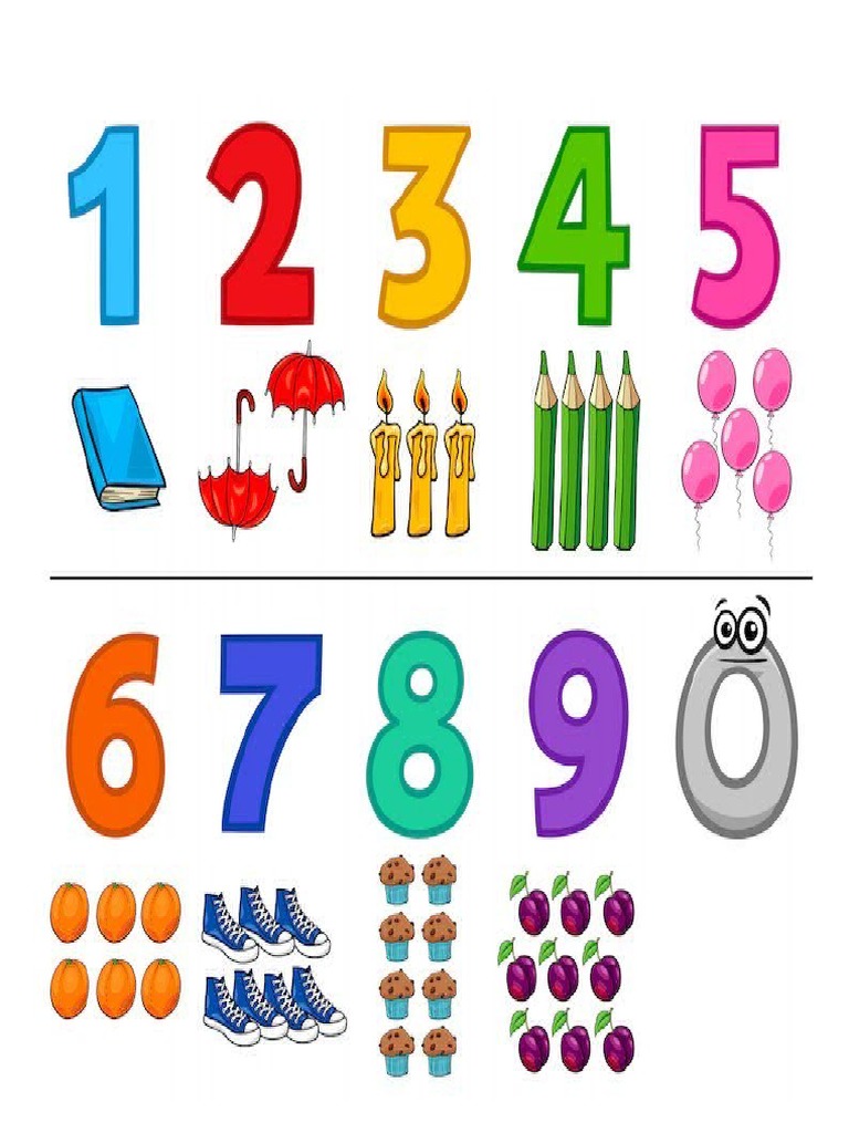 Numeros Con Objetos | PDF