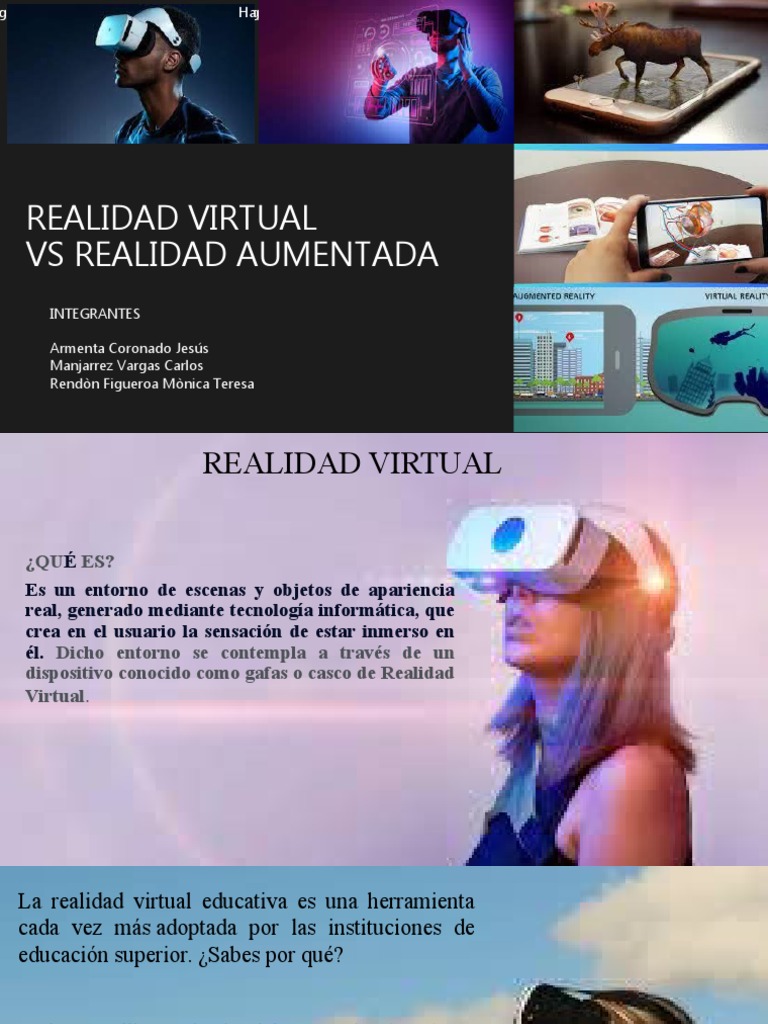 Realidad Virtual | PDF | Realidad virtual | Realidad aumentada