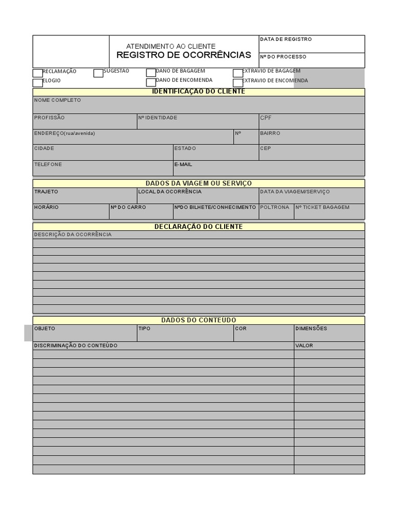 Formulario para Extravio | PDF