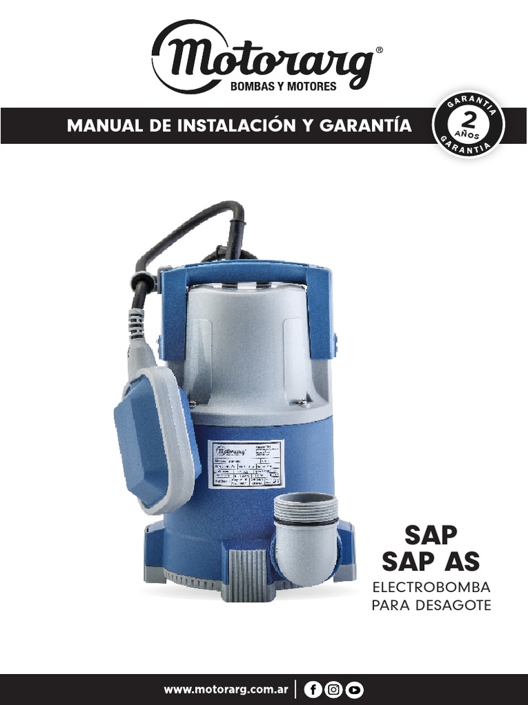 Manual SAP - Motorarg - 2022 | Descargar gratis PDF | Bomba ...