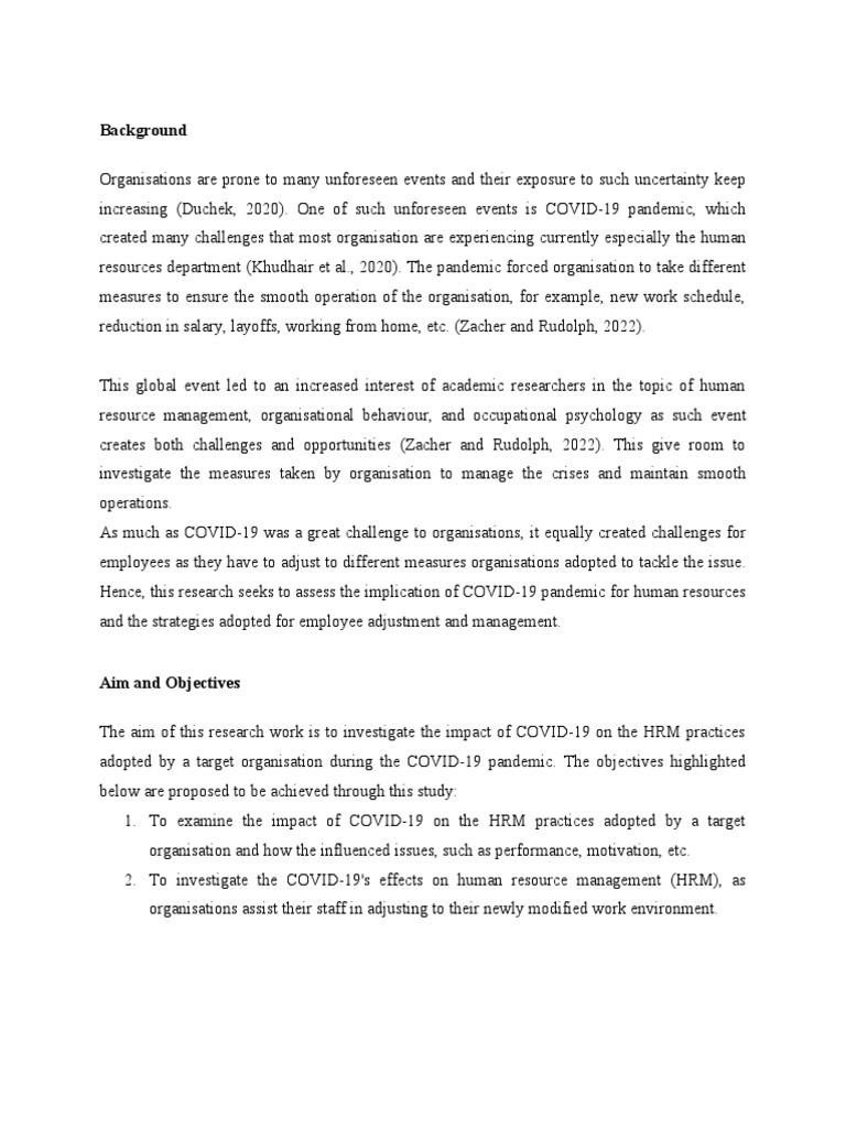 Proposal | PDF | Human Resource Management | Employment