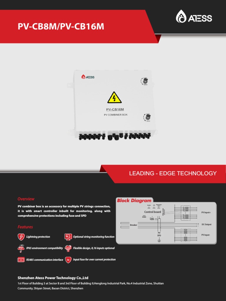 PV-CB8M - 16M Datasheet | PDF | Fuse (Electrical) | Power Supply