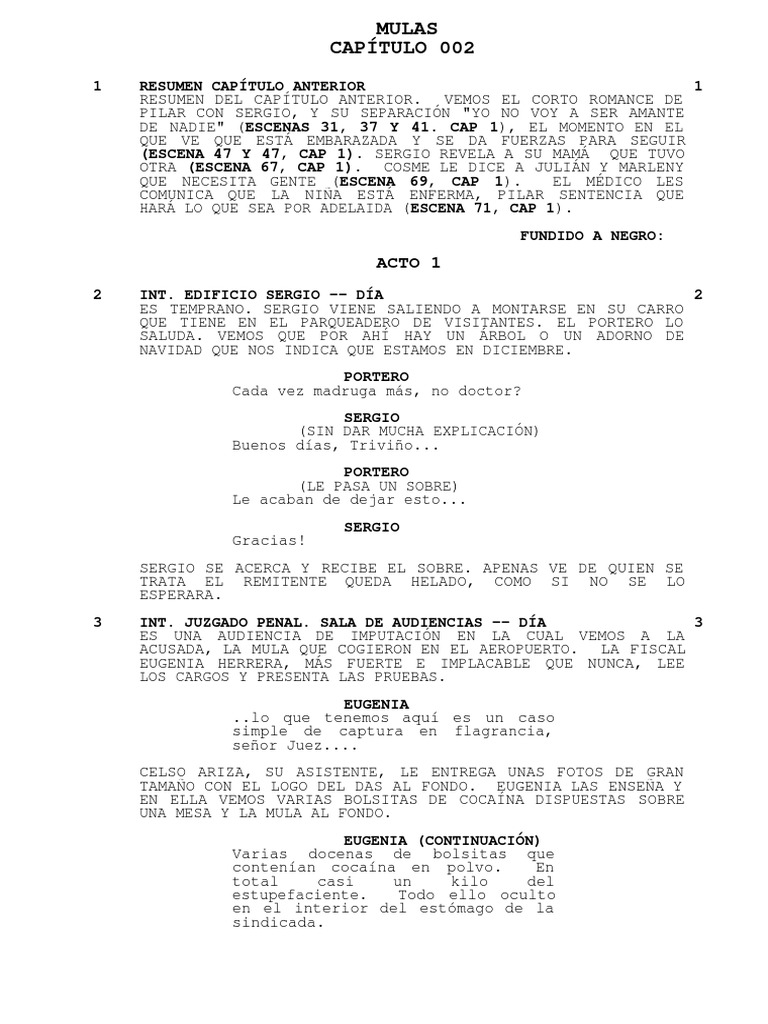 Mulas Capítulo 002 Def RCN | PDF