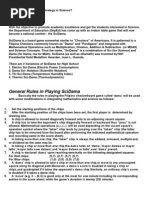Sci Dama Rules | PDF | Cartesian Coordinate System | Teaching Mathematics