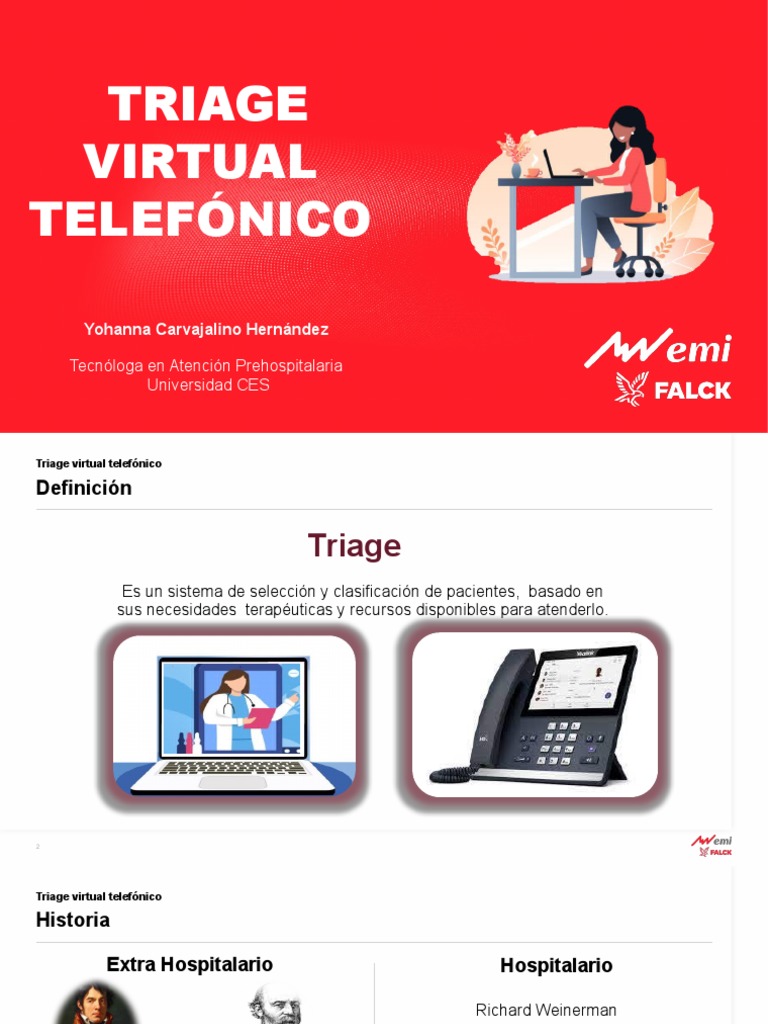 Triage Virtual o Telefonico | PDF