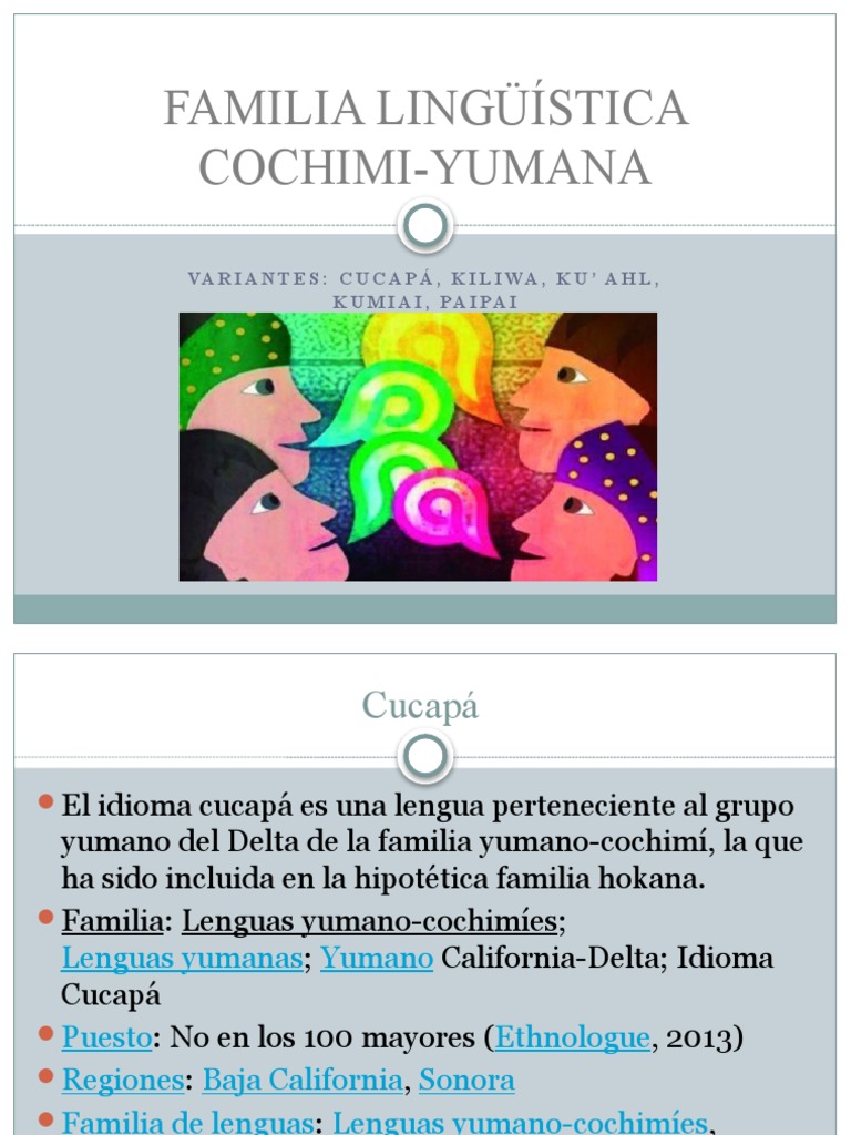 Familia Lingüística Cochimi-Yumana | PDF