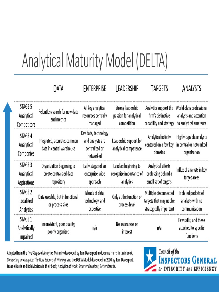 Analytical Maturity Model (DELTA) | PDF