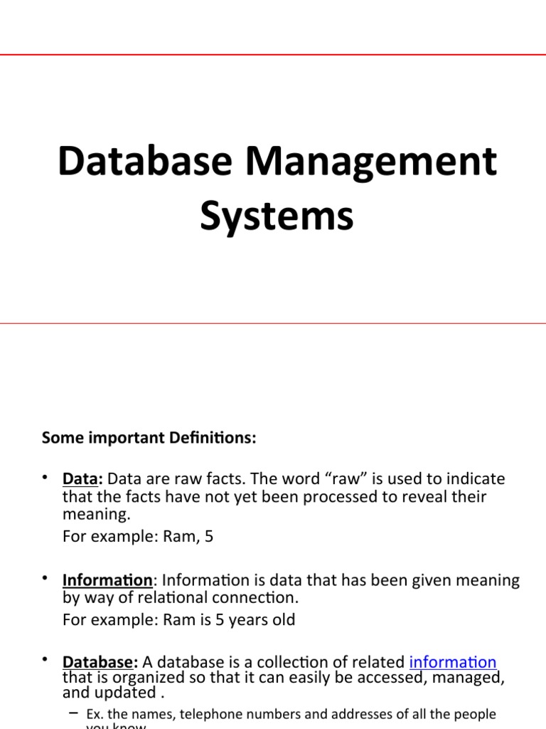 DBMS | Download Free PDF | Databases | Relational Database
