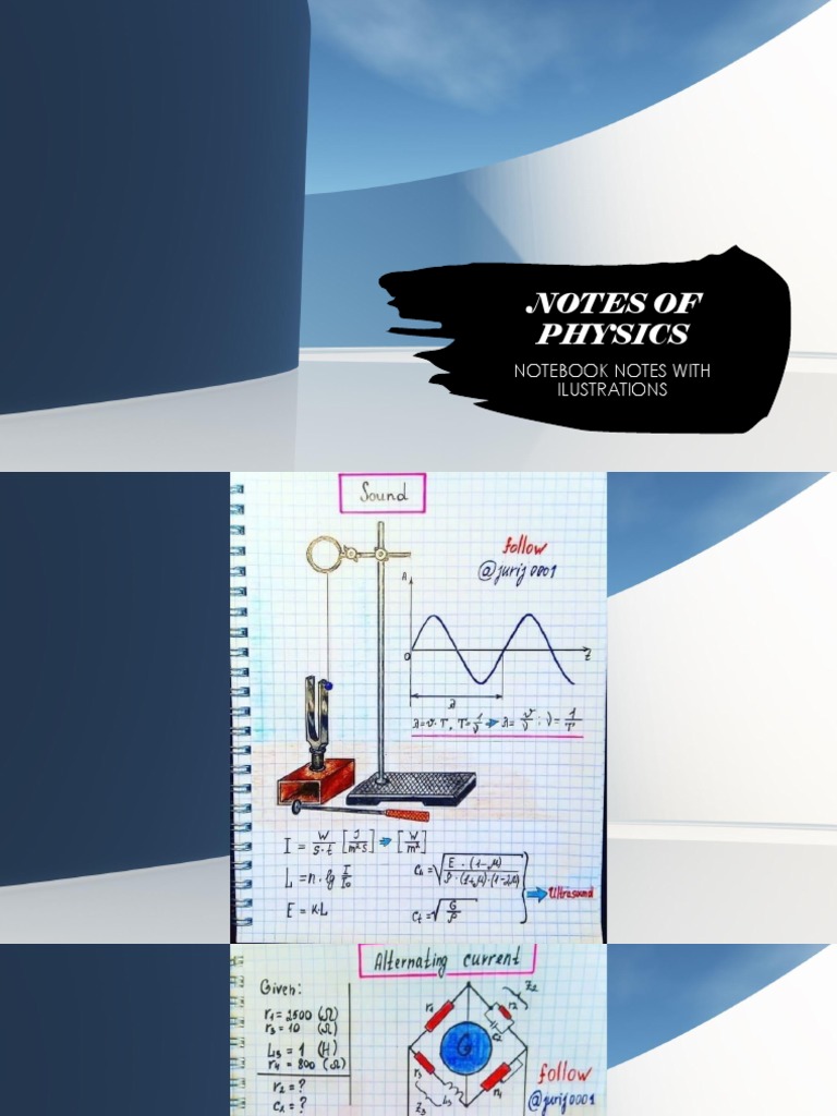 Notes of Physics | PDF