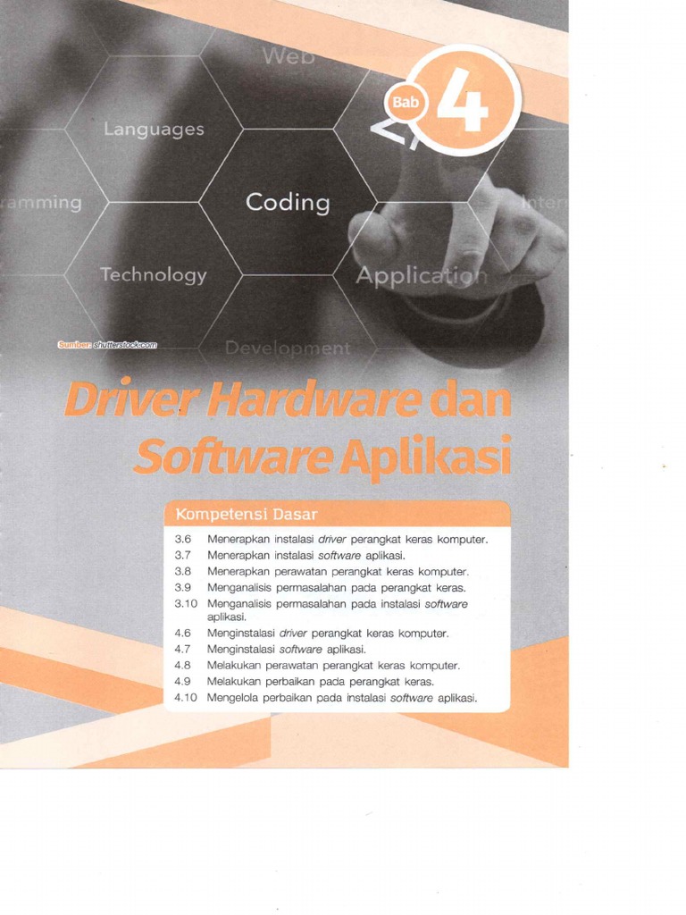 BAB 4 - Driver Hardware Dan Software Aplikasi | PDF
