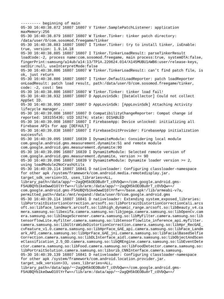 Eegame Logcat | PDF | Operating System Technology | Software Development