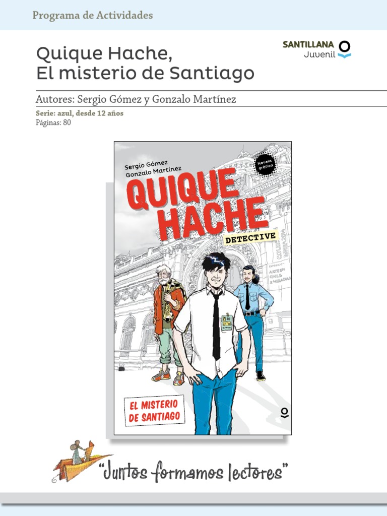 Quique Hache: El misterio de Santiago | PDF | Narración | Comprensión ...