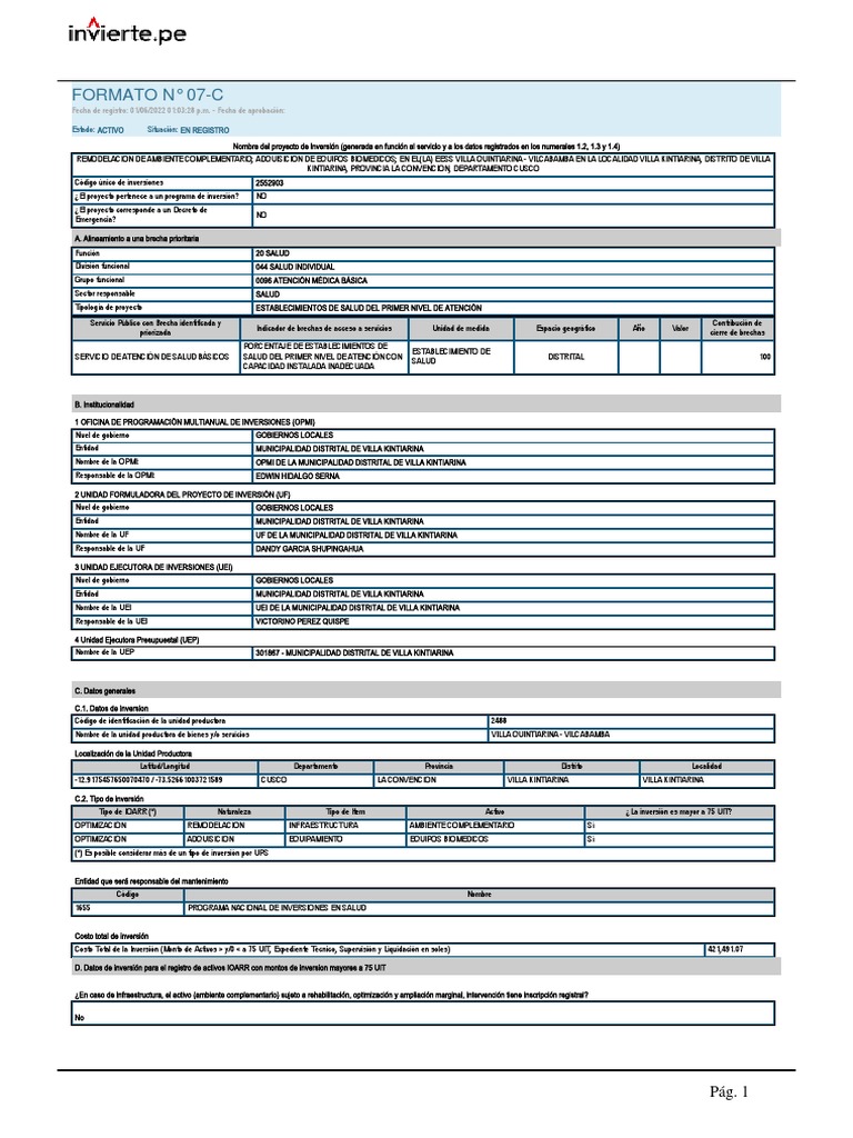 Formato 08C Imprimir | Descargar gratis PDF | Optimización Matemática | Oferta (economía)