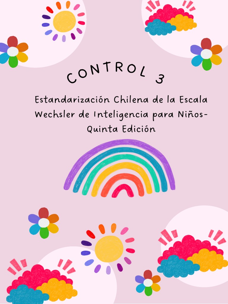 WISC-5 Resúmen Control 3 Evaluación de La Inteligencia | PDF | Aprendizaje | Psicología cognitiva
