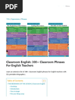 Classroom Instructions | PDF