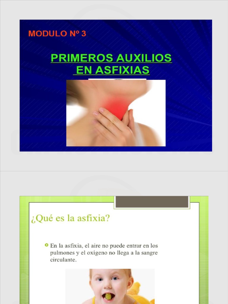Asfixias (Presentación) | PDF