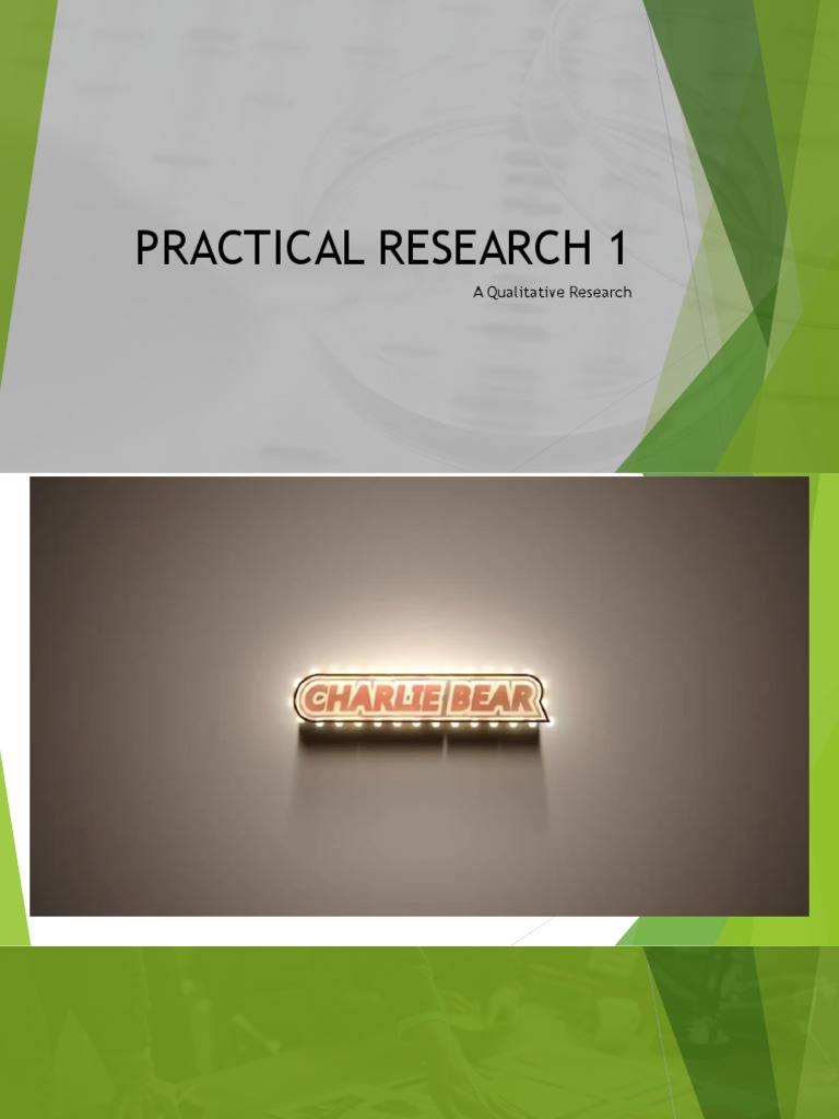 PDF 1 PR1 4th (Research Design) | PDF