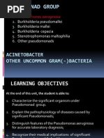 Biochemical Tests for Pseudomonas aeruginosa | PDF | Pseudomonas ...