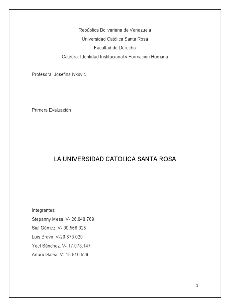 Primera Evaluacion La Ucsar | PDF