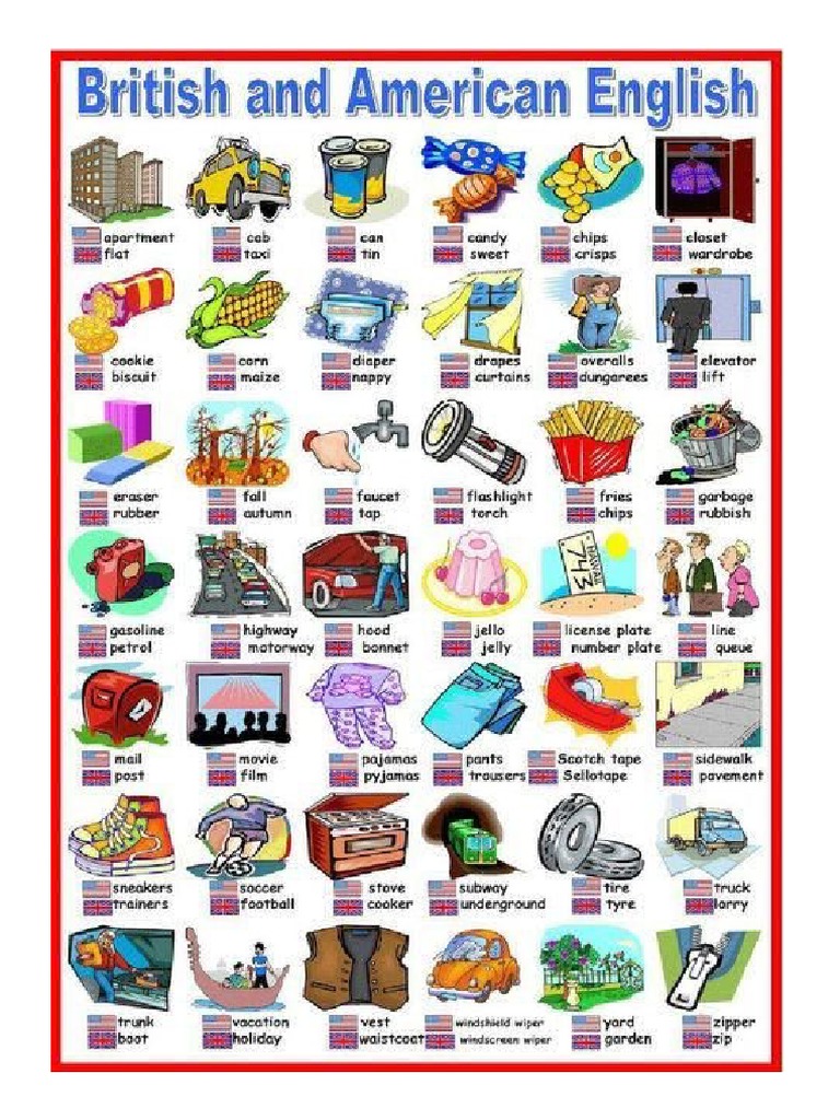 British Vs American English | PDF