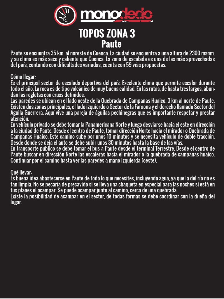 Topos Zona 3 | PDF | Clima | Transporte