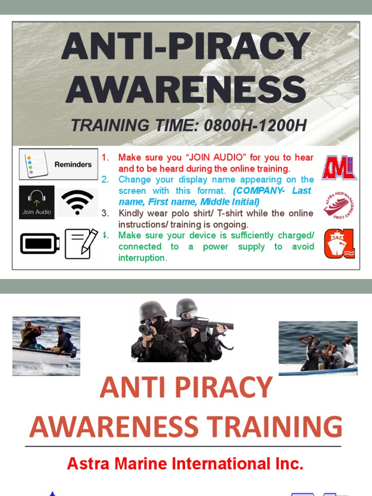Anti Piracy Awareness Training Online (Revised - 2023.03.08) | Download ...