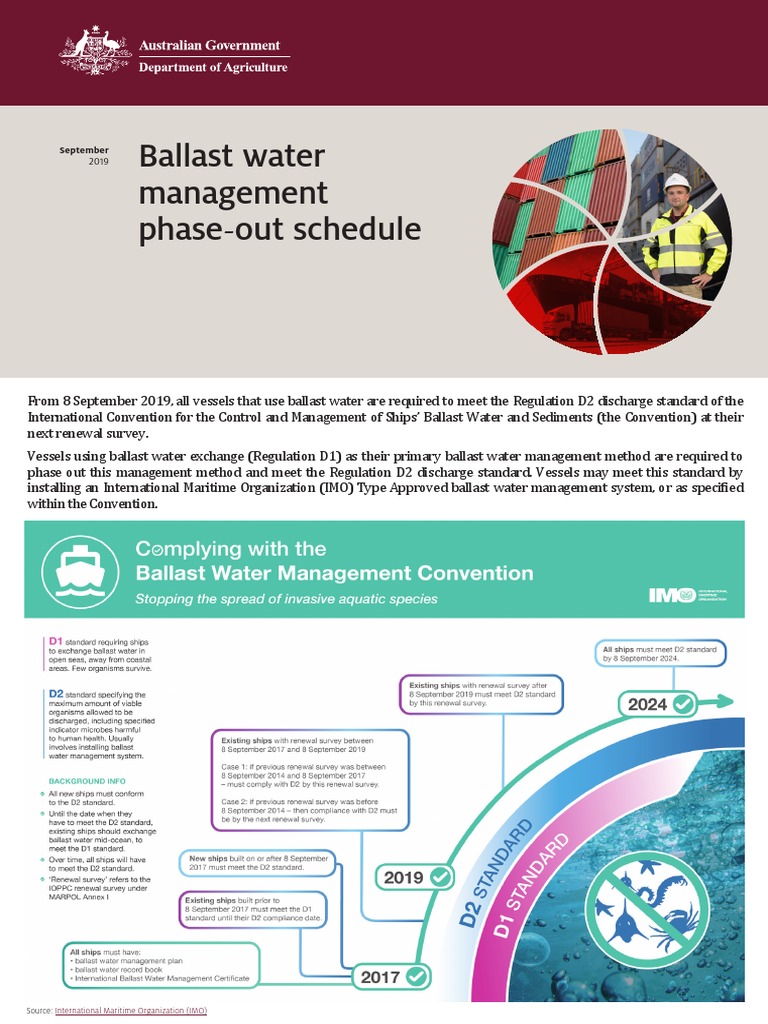 Ballast Water Management Rules 2019 | PDF | Water | Shipping