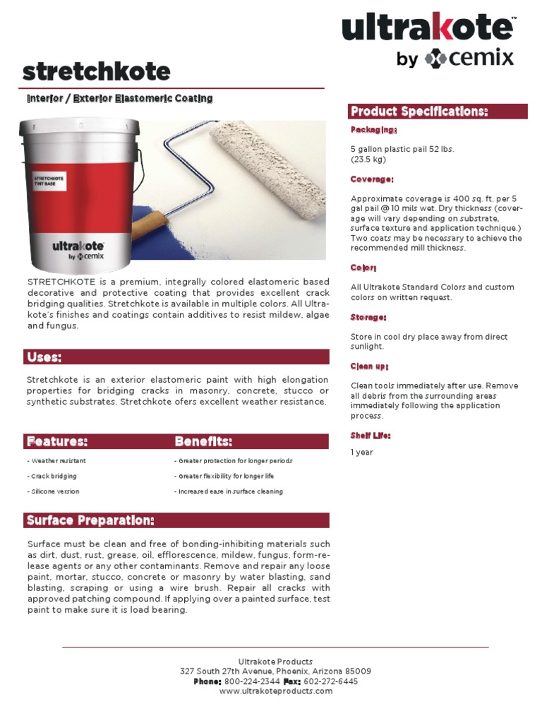 Premium Elastomeric Coating Guide | PDF | Materials | Building Materials
