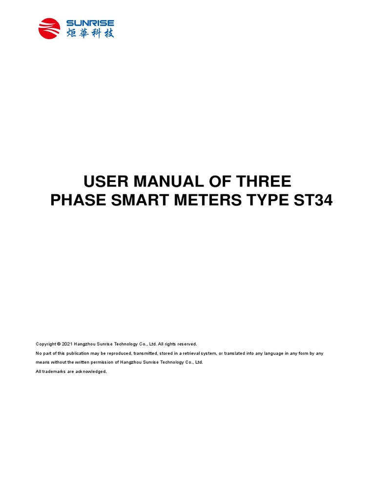 ST34 - Technical Manual - v3.1 | PDF