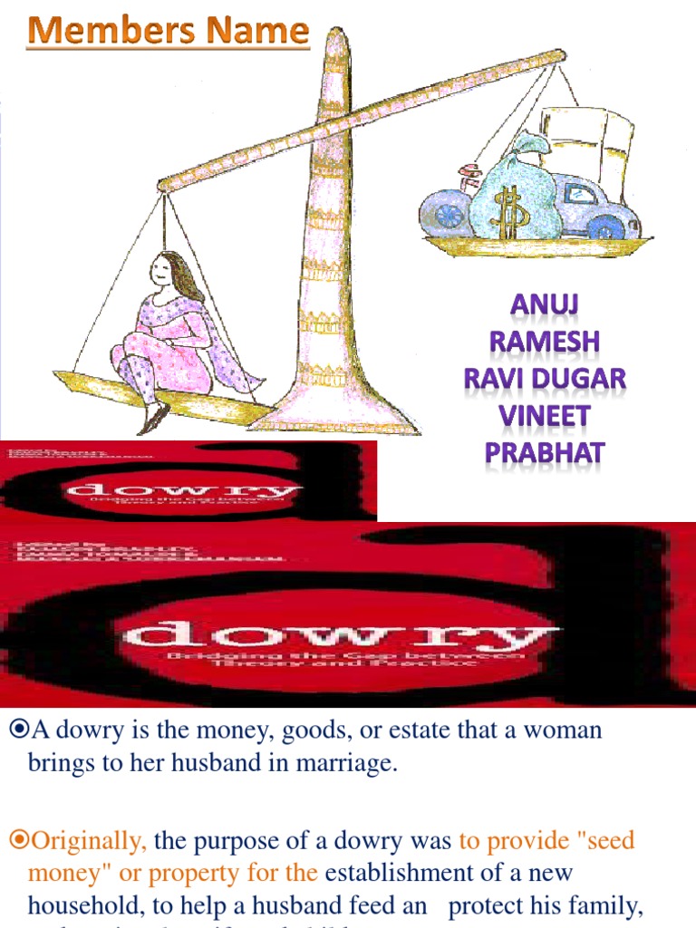 Final PPT of Dowry | PDF | Wife | Marriage