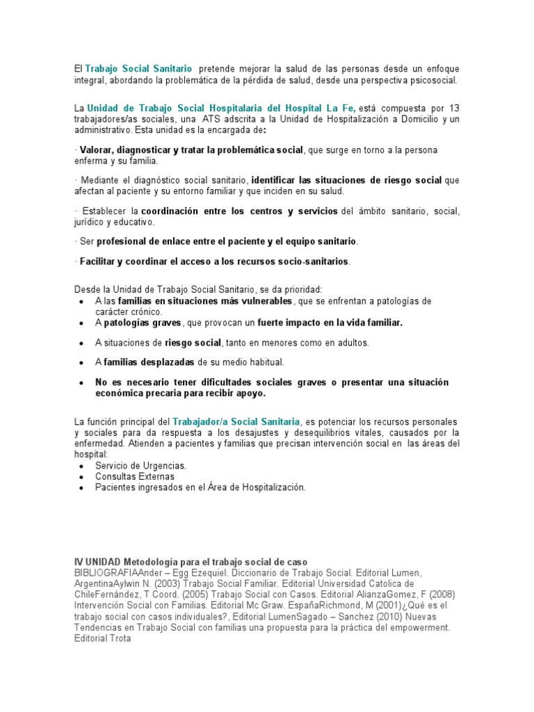 Diagnostico Social | PDF | Trabajo Social | Hospital