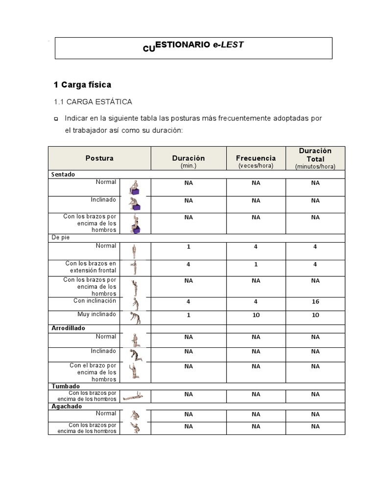 Cuestionario-e-Lest | PDF
