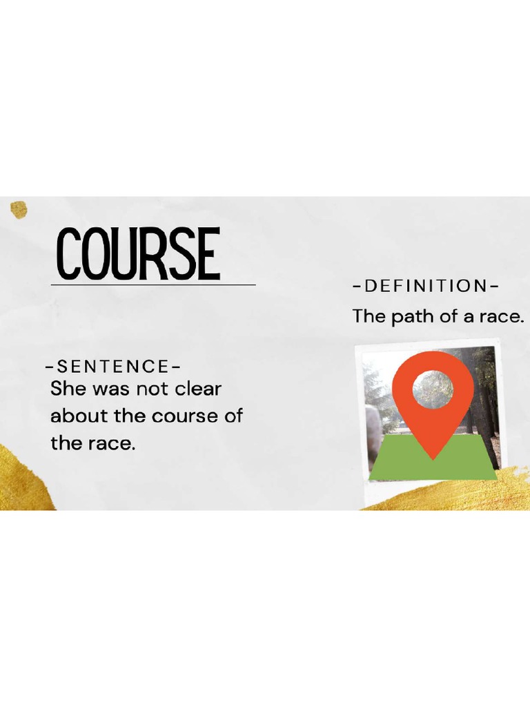 Definicion Course | PDF