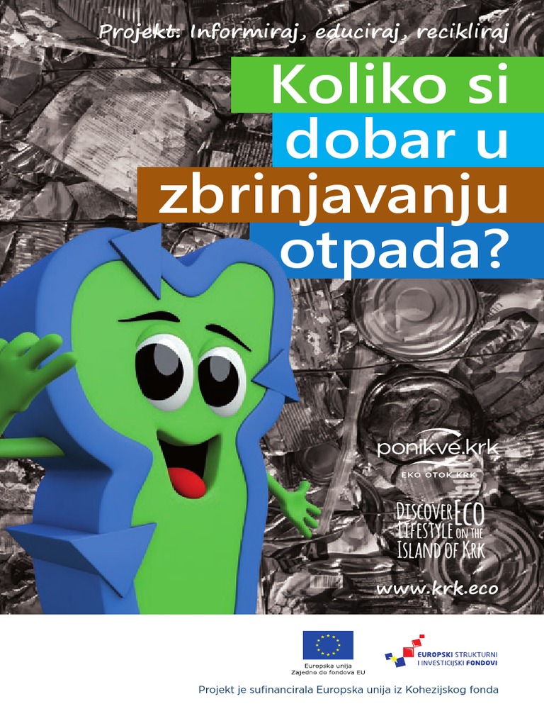 Ponikve Zbrinjavanje Otpada Brosura Djeca Preview | PDF