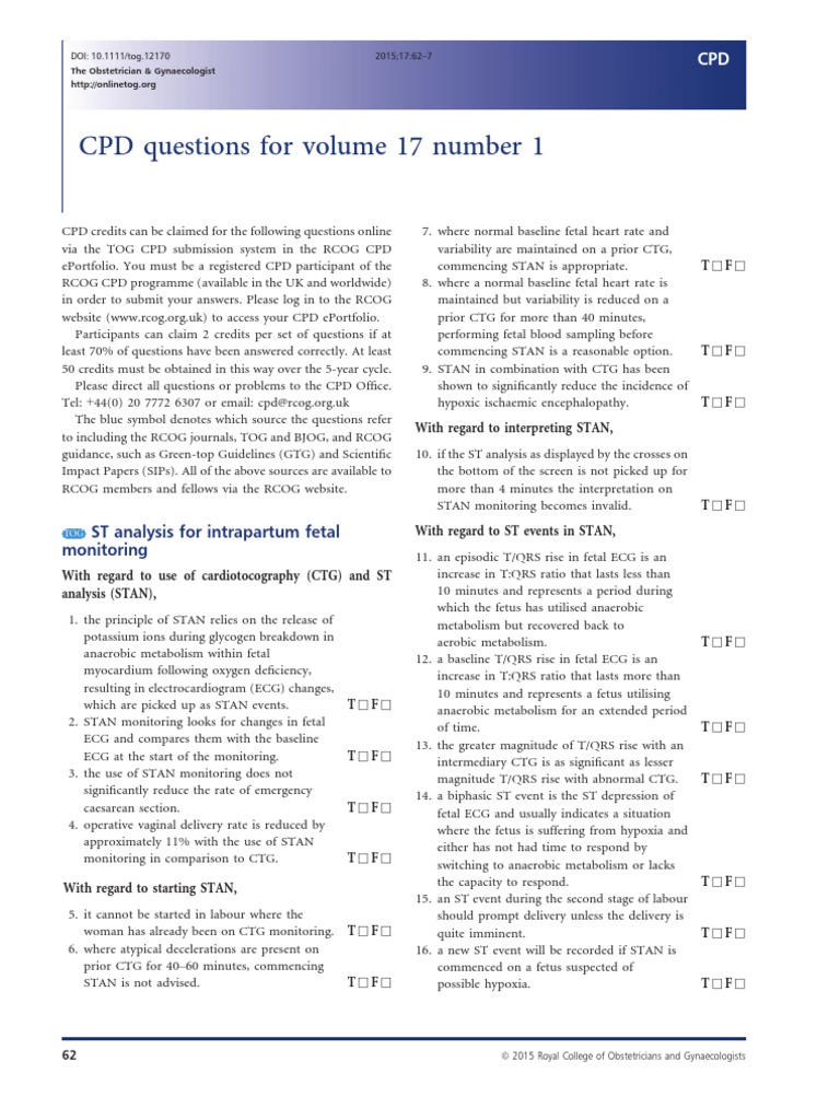 CPD 1, 2015 | PDF | Hypothyroidism | Hormone Replacement Therapy