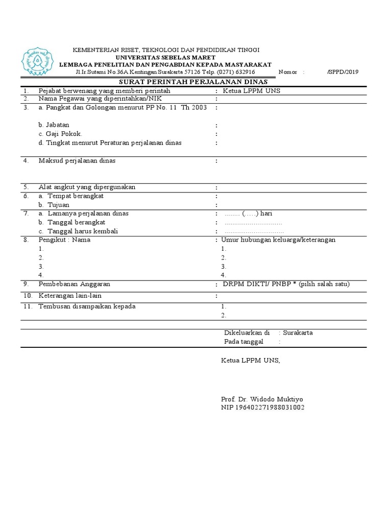 SPPD LPPM Uns Fix 2019 | PDF