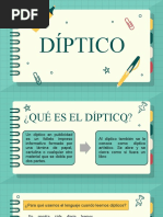 Qué Es Un Diptico | PDF