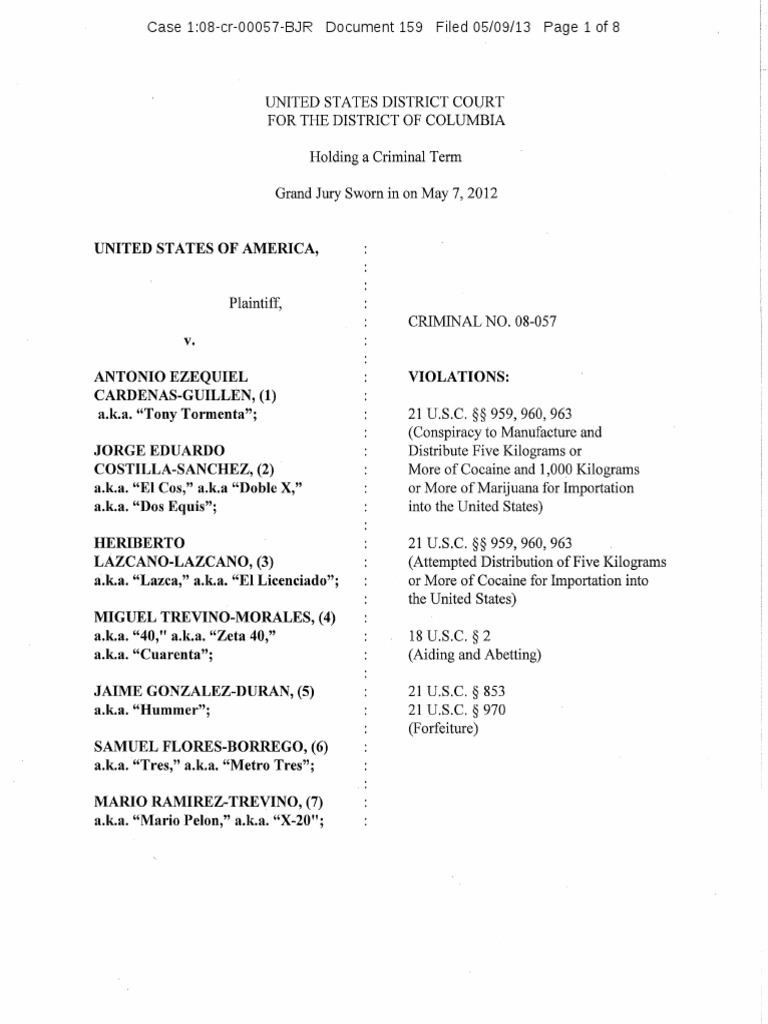 USA V Eleazar Medina Rojas, Aka Chelelo 4thSR | Download Free PDF ...