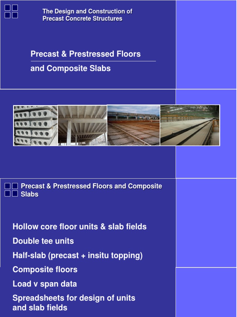 Week 11 Precast Floor&slab | Download Free PDF | Precast Concrete ...