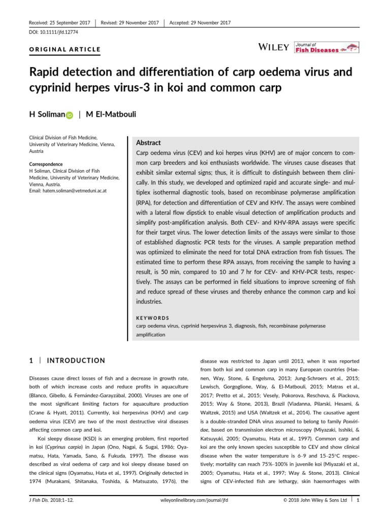 Soliman (2018) | PDF | Polymerase Chain Reaction | Dna Sequencing